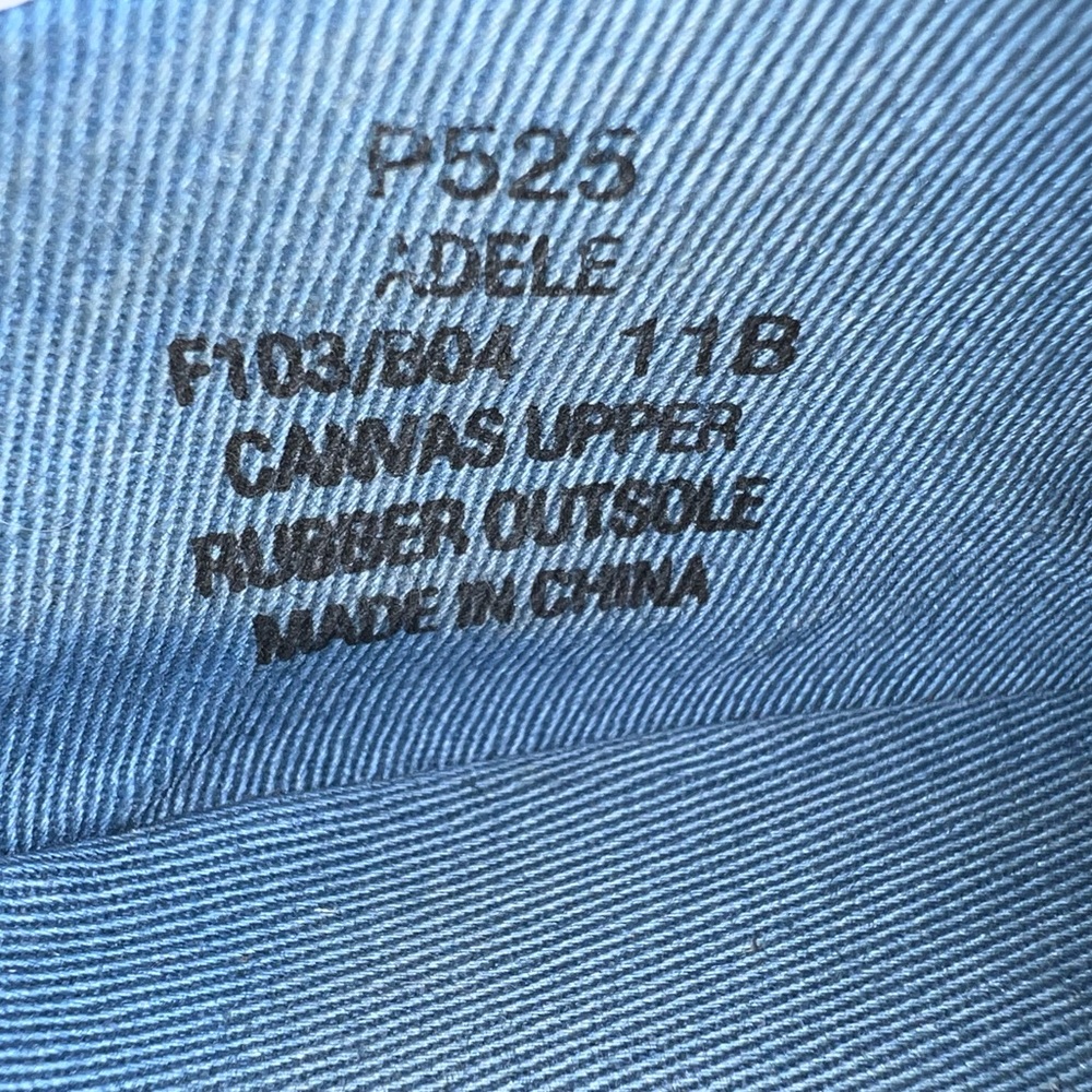 Coach Adele Signature Blue/White Wedges Size 11b - Gem